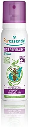 Puressentiel Lice Repellent Spray 75 ml - Head lice repellent - 24H ...