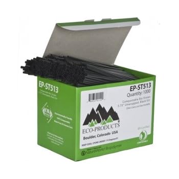 Amazon.com: Eco Friendly Green Straws, Bulk Pack of 200 Jumbo Plastic ...