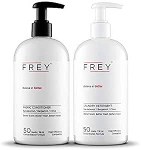 Amazon.com: FREY Concentrated Natural Laundry Detergent + Liquid Fabric ...