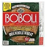 Boboli, 100% Whole Wheat Thin Pizza Crust, 10oz Package (Pack of 3 ...