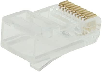 Amazon.com: RiteAV - RJ50 10p10c Modular Connector (for Round Cable ...