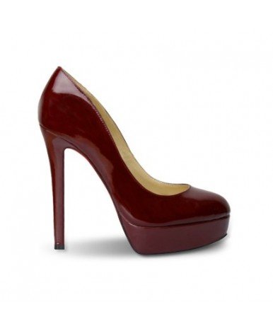 chaussure a talon bordeaux