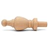 Small Wood Finials, 2-7/8 inch Wooden Finials for Crafting, DIY Décor ...