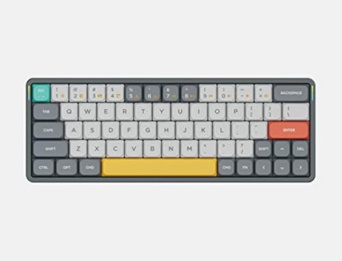 NuPhy Air60 Portable Wireless Keyboard, 60% Low Profile Mechanical ...