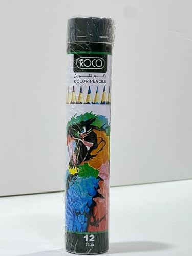 Roco COLOR PENCILS 12CLR ROUND METAL CASE RQ-1900012 price in Saudi ...