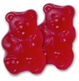 Amazon.com : Red Raspberry Gummi Gummy Bears Candy 1 Pound Bag ...