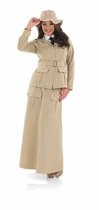 1920s Australian Safari Explorer Female Fancy Dress Costume - S (UK 8 ...