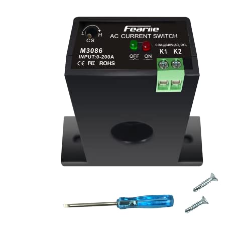 Ac Current Sensing Switch Current Sensing Relay 0 200a Normally Closed Current Sensor Monitoring