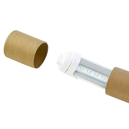 8ft LED Bulbs,10-Pack 40W (R17d) Base for CW/HO/F96T12 LED Replacement ...