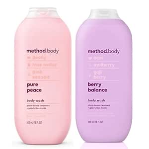 Amazon.com : Method Body Wash - Pure Peace & Berry Balance Scents ...