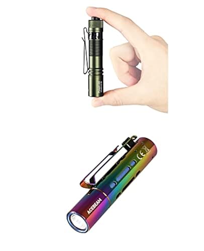 ACEBEAM EDC Flashlight Bundles，Rider RX 650 Lumens EDC AA Rechargeable ...