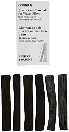 سعر IPPINKA Binchotan Charcoal Sticks from Kishu, Japan - 6 Slim ...