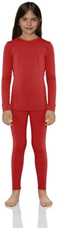 ROCKY Thermal Underwear for Girls Cotton Knit Thermals Kids Base Layer ...