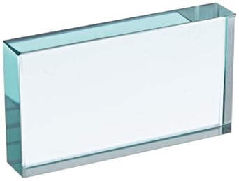 Ajax Scientific Rectangular Glass Block, 110mm Length x 61mm Width x ...