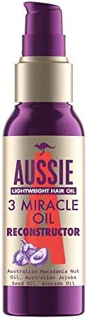 Aussie 3 Miracle Oil Reconstructor Lightweight treatment 100ml - with ...