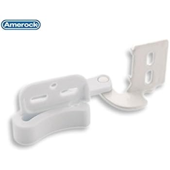 Amerock CM2606W Marathon Self-Closing Knife Hinge, Overlay, White, 1/2 ...