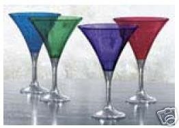 Amazon.com | Tupperware Sheerly Elegant Martini Glasses: Martini Glasses
