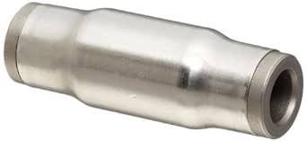 Legris 3806 06 00 Stainless Steel 316 Push-to-Connect Fitting, Inline ...