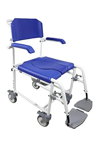 KMINA PRO - Handicap Shower Chair with Wheels, Rolling Shower Chairs ...
