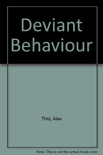 Deviant Behavior: Thio, Alex: 9780060466831: Amazon.com: Books