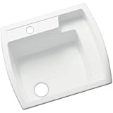 STERLING 996-0 Latitude 25-inch by 22-inch Top-mount Single Bowl ...