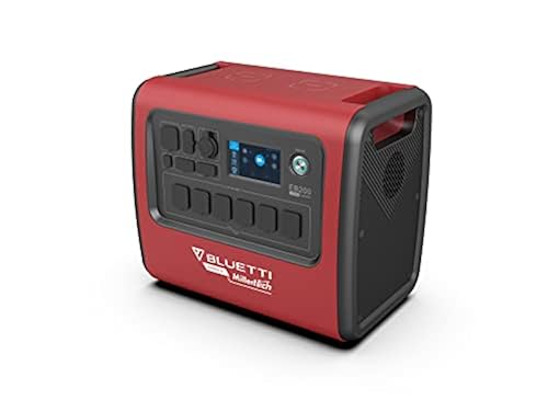 BLUETTI Portable Power Station Distributed by MillerTech Red Model ...