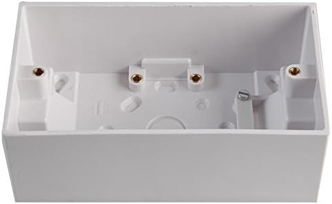 Extra Deep Surface Mounted Back Box/Pattress – 2-Gang – Depth 47mm ...