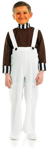 Buy fun shack Boys Chocolate Factory Worker Costume Halloween Boys Book ...