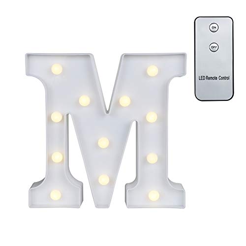 Buy Carry360 LED Marquee Letters with Remote Control, Plastic LED ...