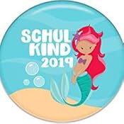 Polarkind Button Anstecker Schulkinder Geschenk zum Schulanfang 38mm Handmade 30er Spar-Set ...