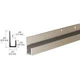 CRL Brushed Nickel Round Mirror Clips - Set - Wall Mounted Mirrors ...