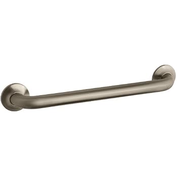 KOHLER K-10541-BV Traditional 18-Inch Grab Bar, Vibrant Brushed Bronze ...