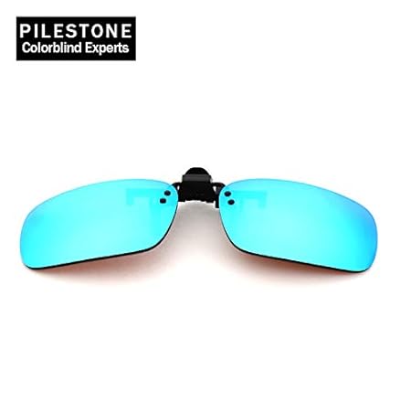 PILESTONE TP-018 Colour Blind Corrective Glasses Clip-On Lenses for Red ...