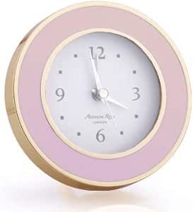 Amazon.com: Addison Ross Pastel Pink & Gold Silent Alarm Clock : Home ...