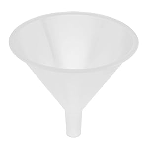 150ml 5 31/32" Mouth Dia Laboratory Clear White Plastic Filter Funnel ...