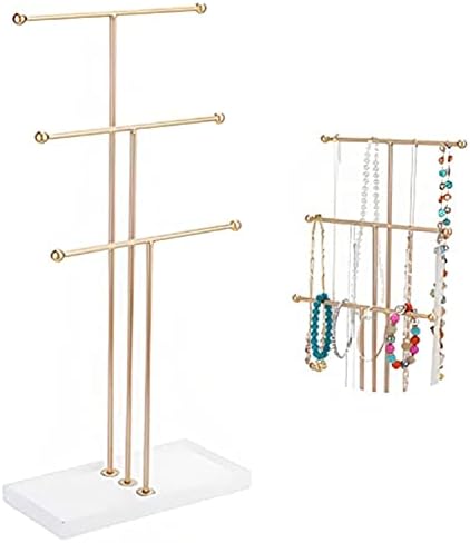 Beauenty Three Tier Trigem Hanging Jewelry T Shaped Display Rack ...
