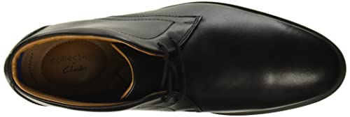 Men's Clarks Whiddon Mid Boots Black Leather - Size 9.5 US for sale ...