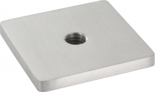 V2A Platte mit M8 Innengewinde, zum Aufschweißen, für Vierkantrohr 40 x 40mm: Amazon.de: Baumarkt