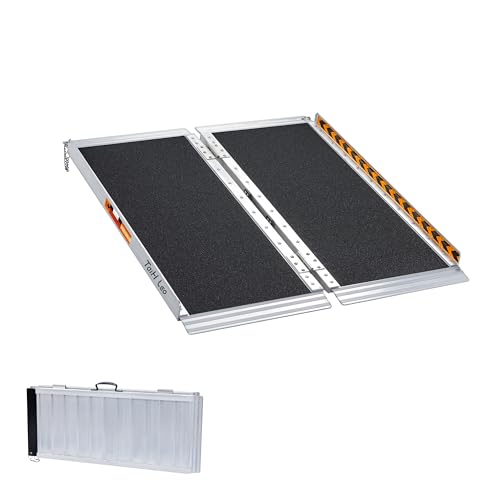 TaiH Leo 3FT Wheelchair Ramp, 36" L x 31.3" W Threshold Ramp, 800 LBS ...