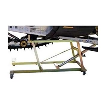 Amazon.com: Black Ice Snowmobile Jack Body Lift with Dolly Wheels and ...