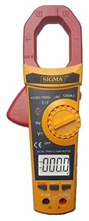 Sigma Instruments Digital AC/DC True RMS Clamp Meter SIGMA VC 903 TRMS ...