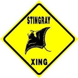 Amazon.com: STINGRAY CROSSING sea animal fish sign : Home & Kitchen