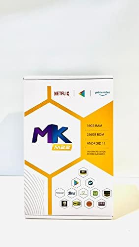 سعر MK TV BOX M22 SPECIAL EDITION 2022 16GB RAM 256GB ROM ANDROID 11 فى الامارات | بواسطة امازون ...