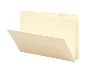 Amazon.com : Smead Half Sheet Folder, 1/3-Cut Tab, 9" W x 6" H, Manila ...