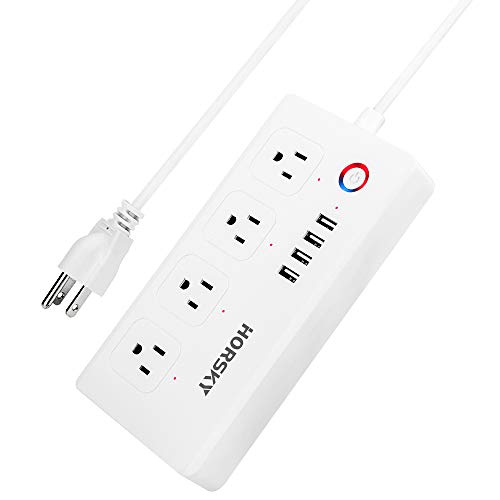 Smart Power Strip, Horsky Wifi Smart Surge Protector Power Socket Multi ...
