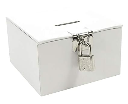 Maildor White Treasure Box to Customise: Amazon.co.uk: Kitchen & Home