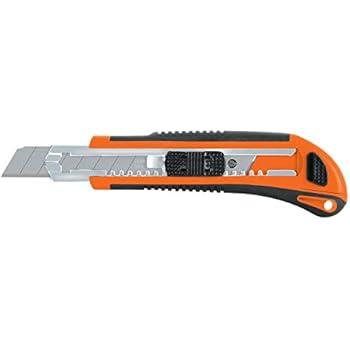 Truper CUT-6X, Cutter profesional con alma metálica y grip, 18 mm ...