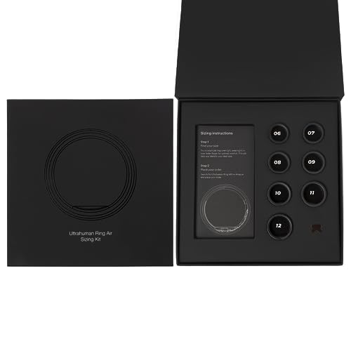 ULTRAHUMAN Ring AIR Sizing Kit | Choose from Sizes 6-12 | Sizing Guide ...