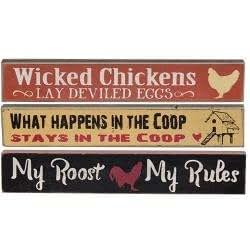 Amazon.com: Heart of America Assorted My Roost My Rules Mini Sticks ...