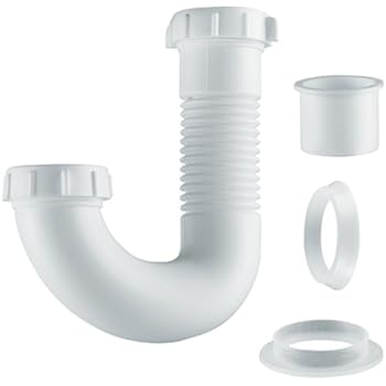 Flexible P-Trap, 1 1/4-Inch or 1 1/2-Inch, Polypropolenepylene - Pipes ...